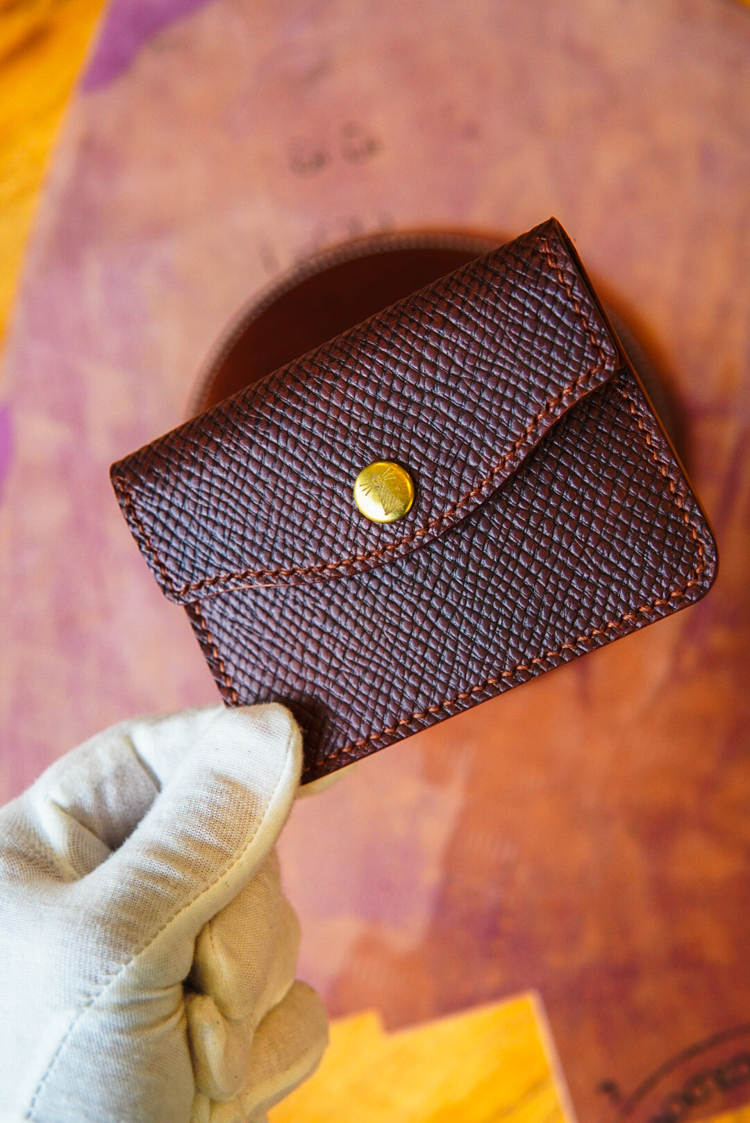 The Keeper - single snap card wallet – Lighthouse Leather Co.
